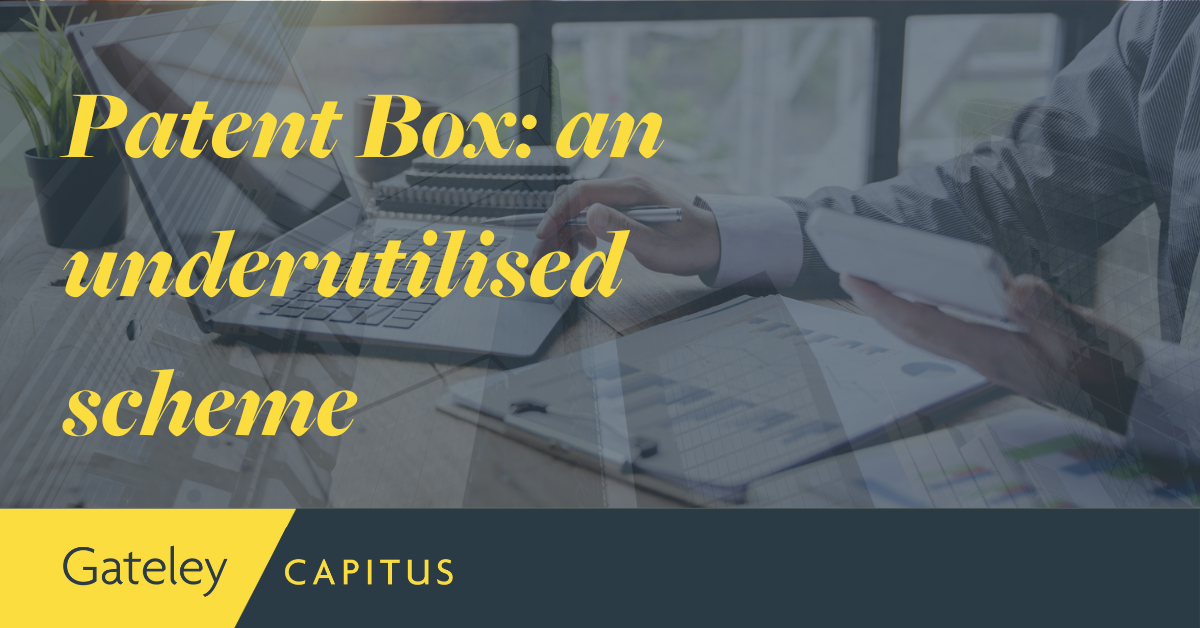Patent Box: an underutilised scheme - Gateley