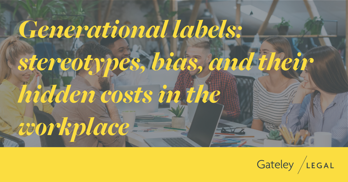 Generational labels: stereotypes, bias, and their hidden costs in the ...