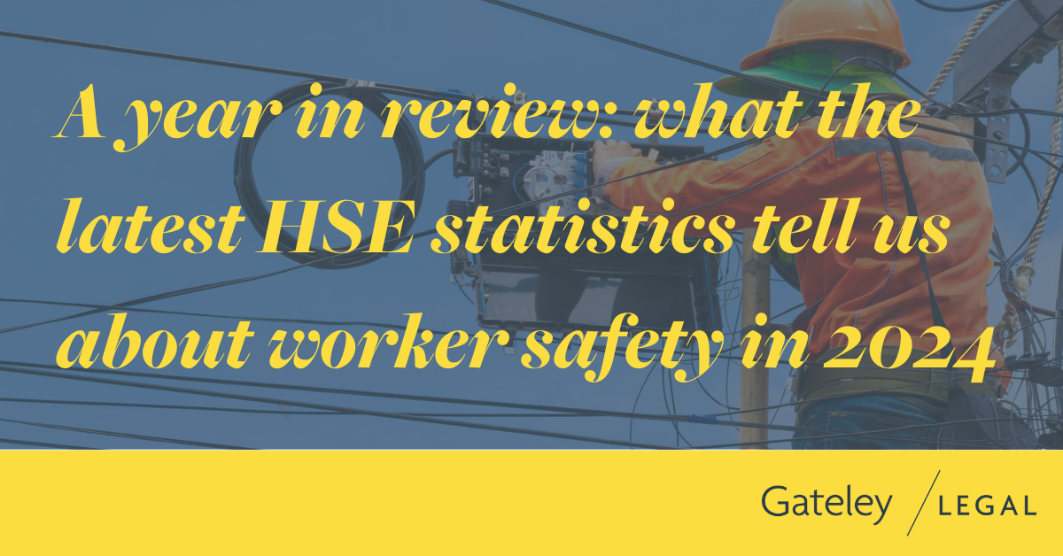 A year in review: what the latest HSE statistics tell us about worker ...