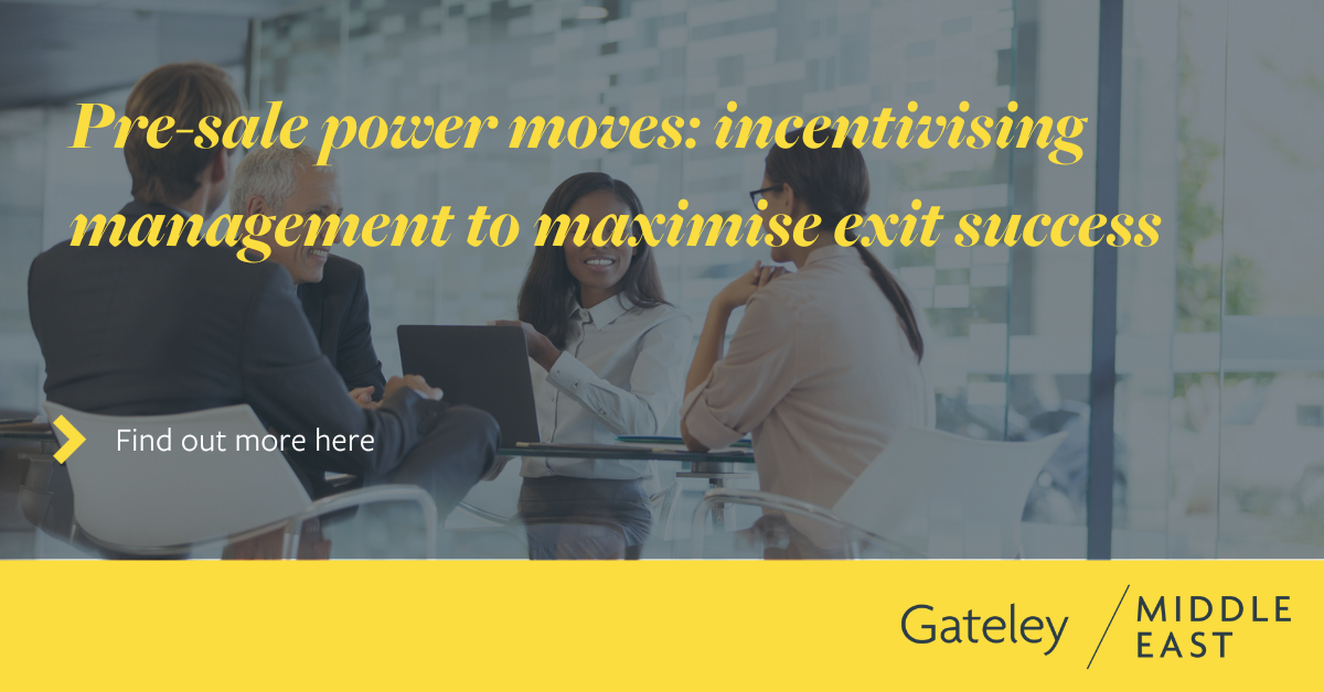 Pre-sale power moves: incentivising management to maximise exit success ...