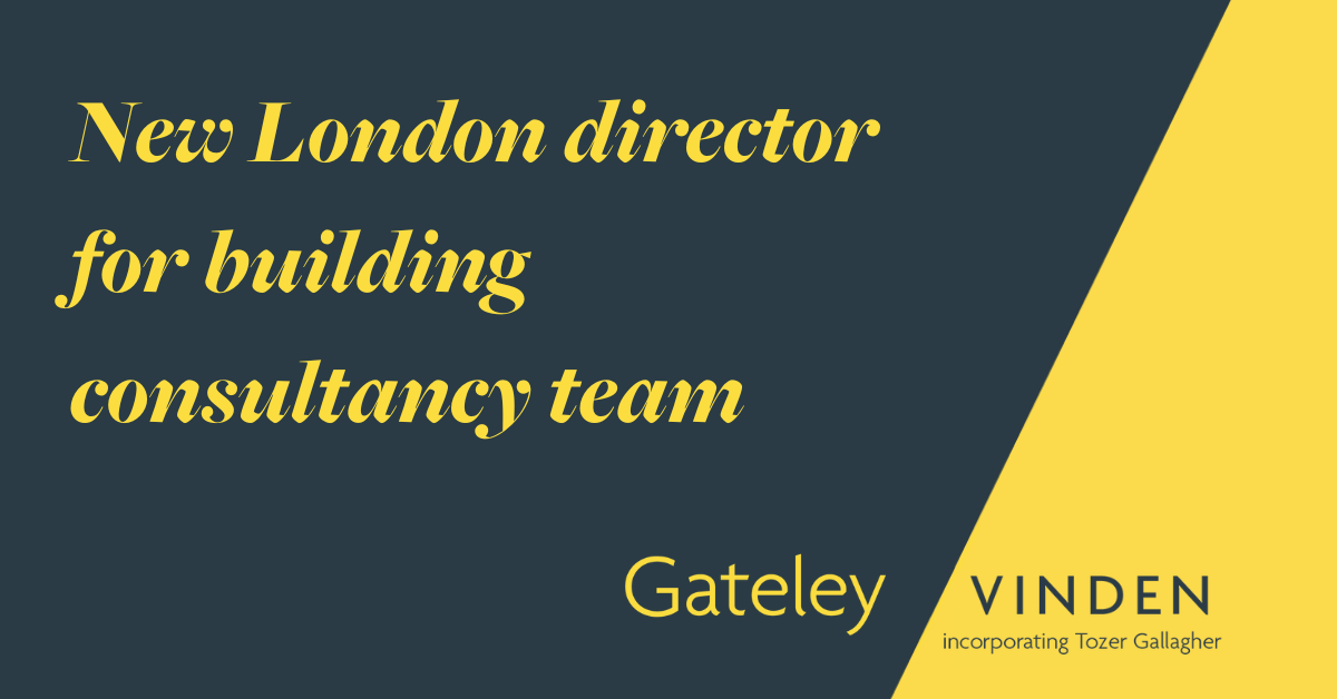 New London director for building consultancy team - Gateley