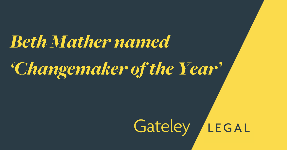 Beth Mather named ‘Changemaker of the Year’ at prestigious awards event ...