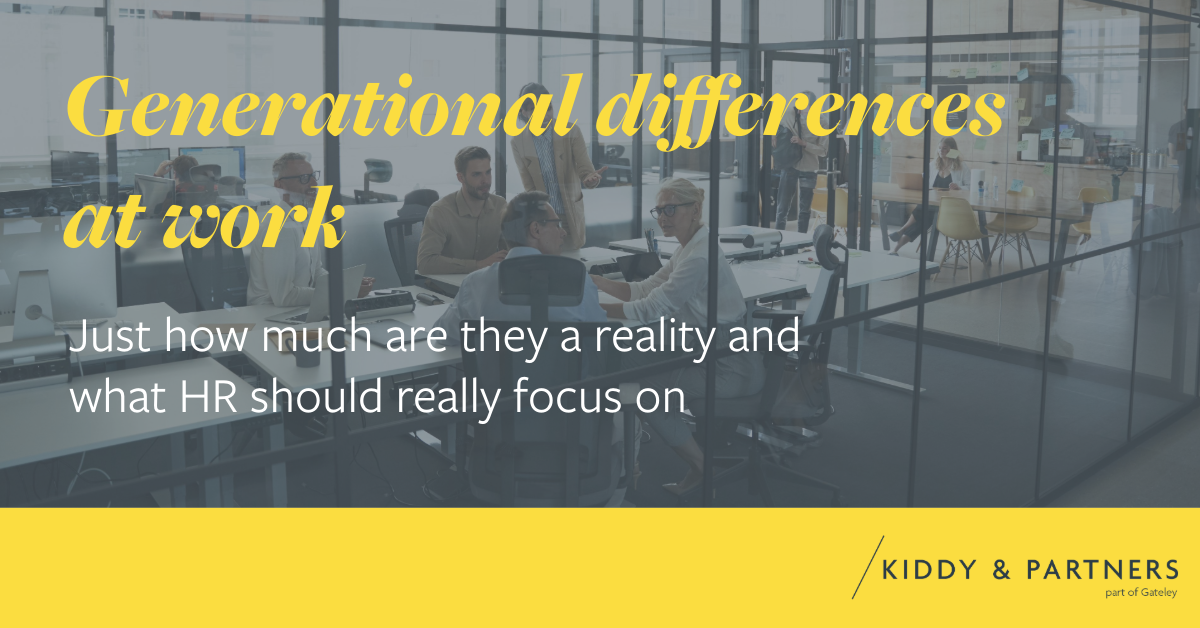 Generational differences at work: are they a reality and what HR should ...