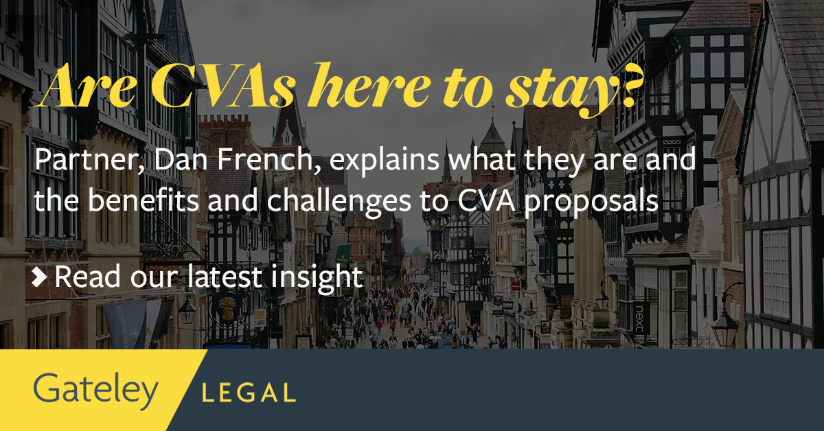 Are CVAs here to stay? - Gateley