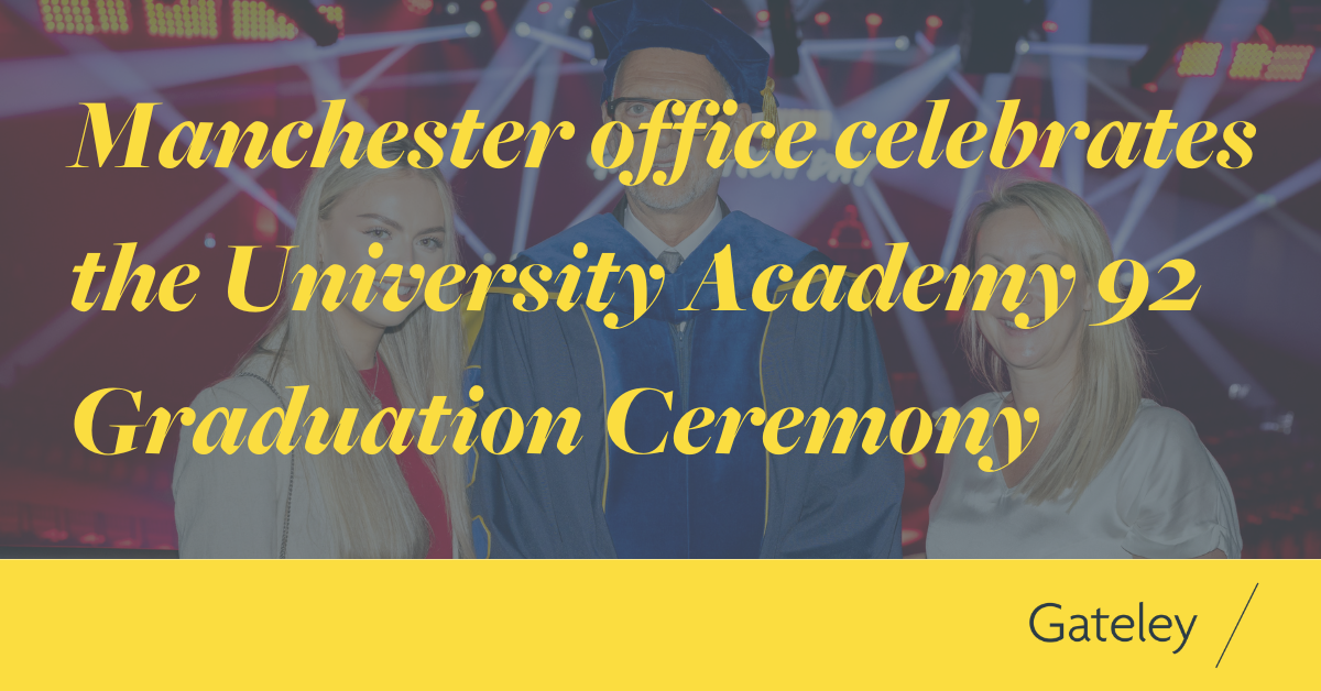 Manchester office celebrates the University Academy 92 Graduation ...