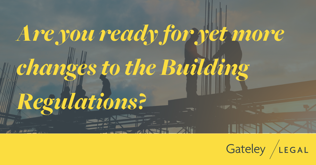 latest building regs changes