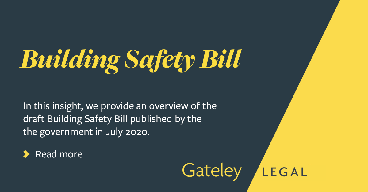 An overview of the draft Building Safety Bill - Gateley