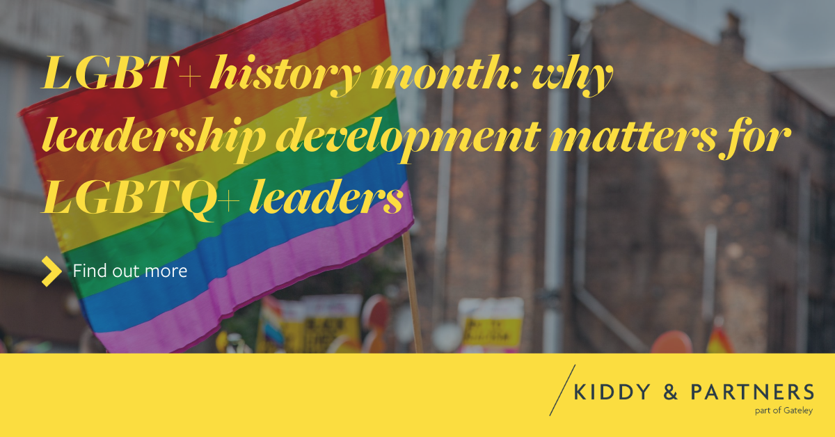LGBT+ History Month: why leadership development matters for LGBTQ+ ...