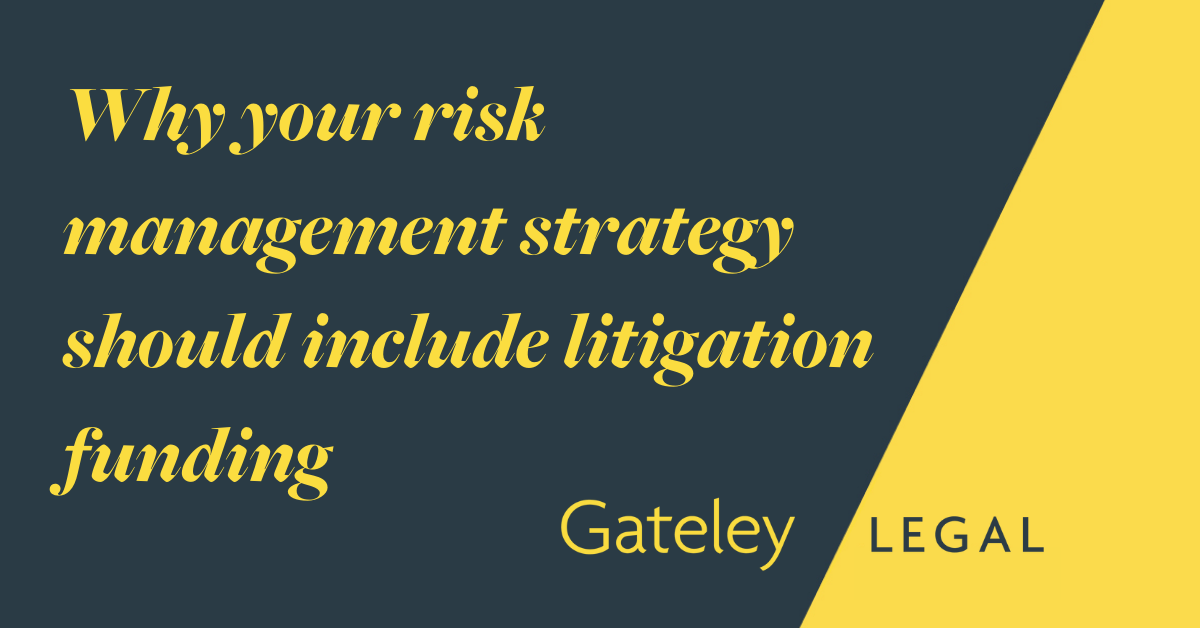 Why your risk management strategy should include litigation funding ...