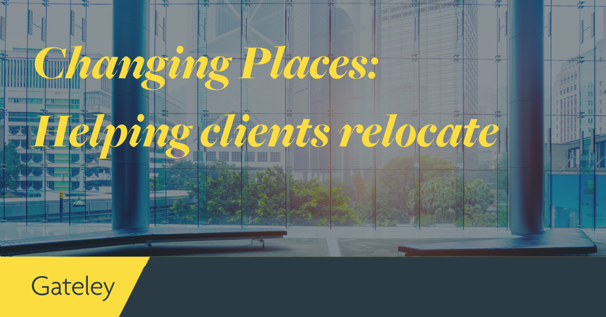 Changing Places: Helping clients relocate - Gateley
