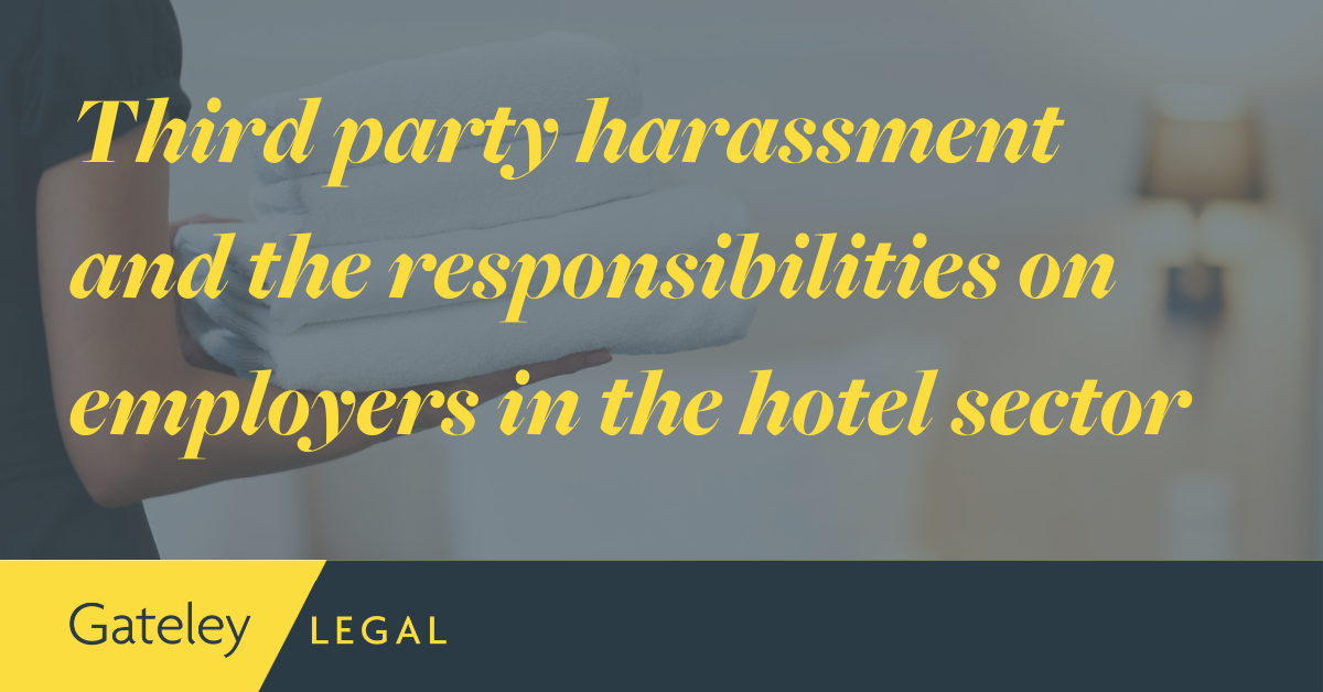 Third party harassment and the responsibilities on employers in the ...
