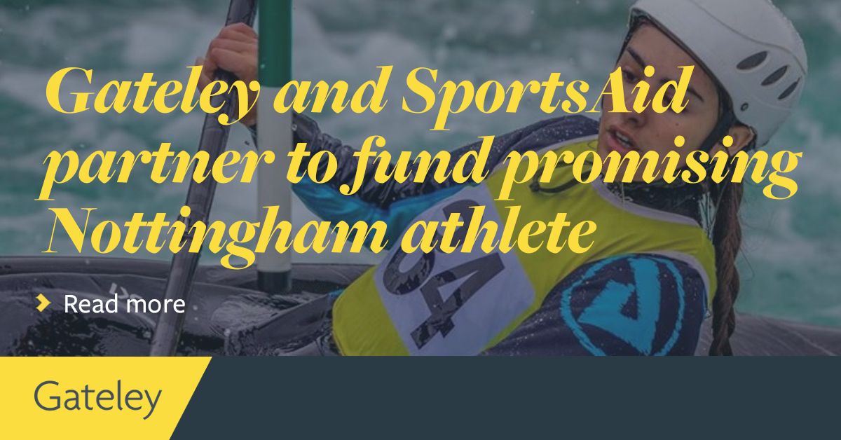 Gateley and SportsAid partner to fund promising Nottingham athlete ...