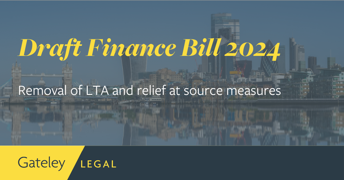 Draft Finance Bill 2024: Removal of LTA and relief at source measures ...
