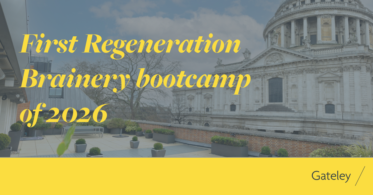 First Regeneration Brainery bootcamp of 2026 - Gateley