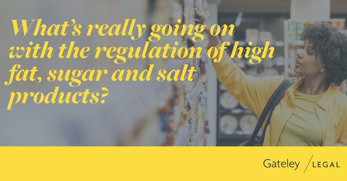 high fat legislation