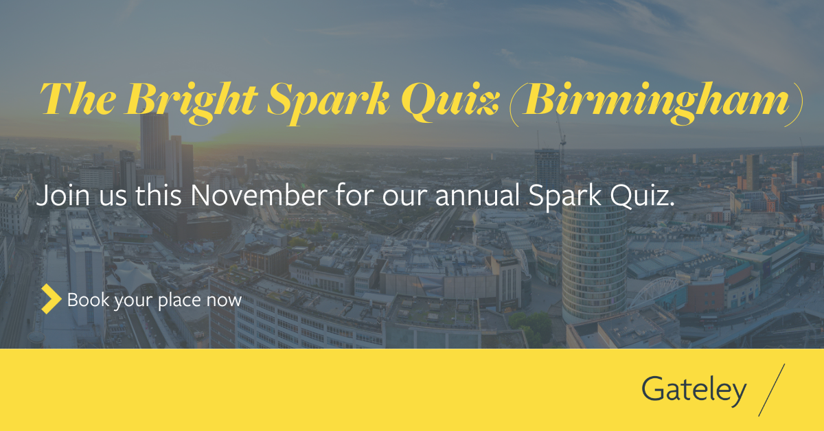 The Bright Spark Quiz (Birmingham) - Gateley