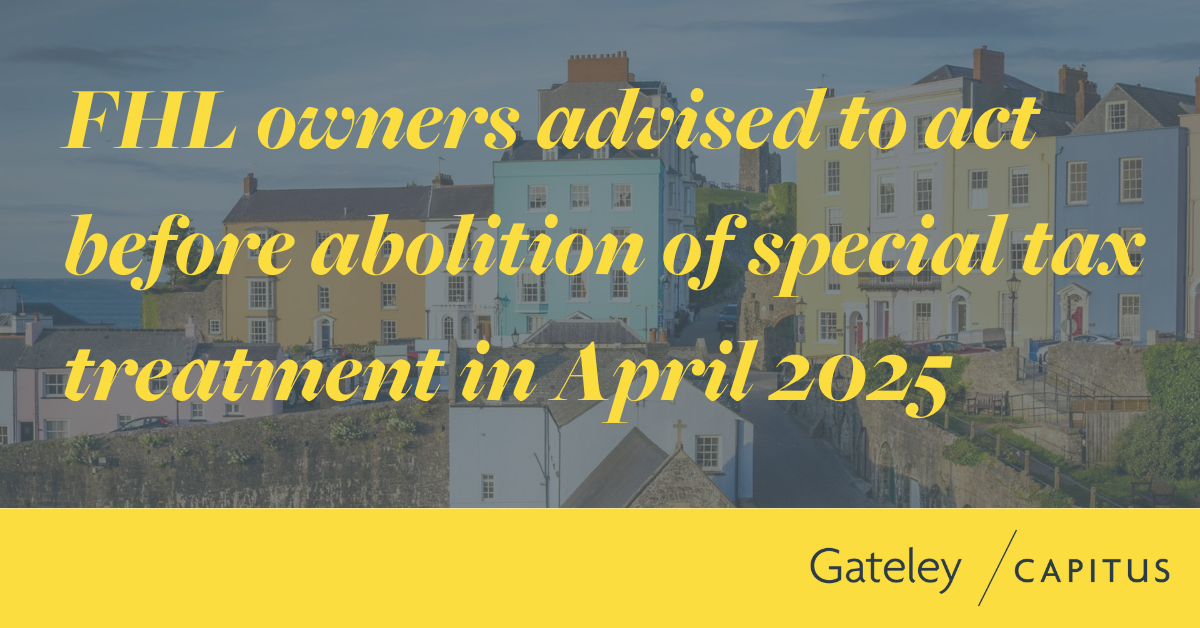 FHL owners advised to act before abolition of special tax treatment in ...