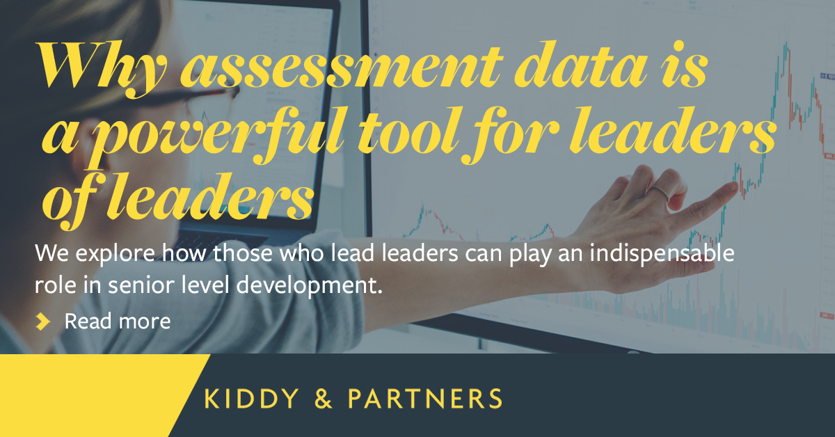Why assessment data is a powerful tool for leaders of leaders - Gateley