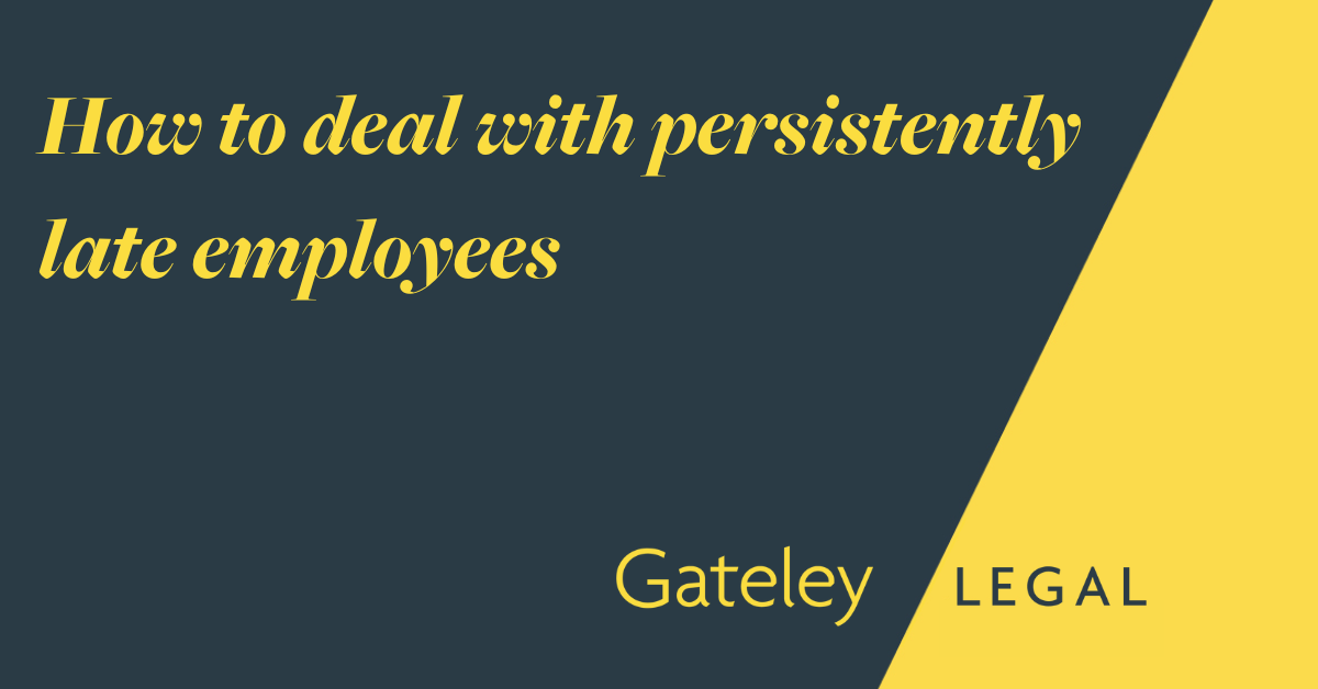 late for work disciplinary