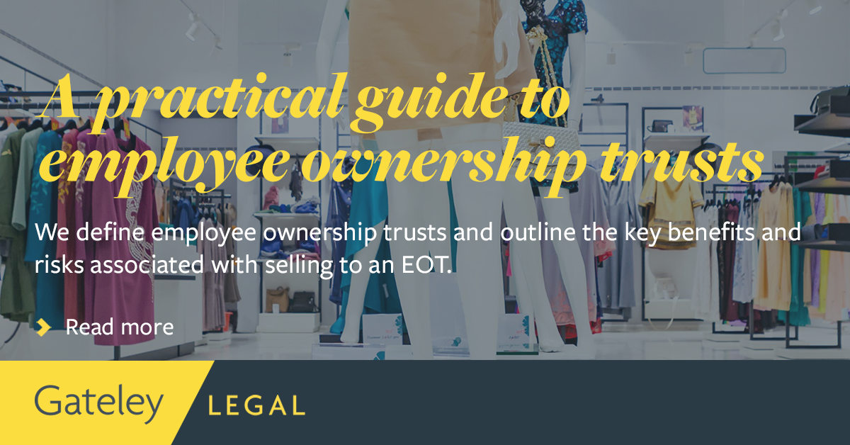 A practical guide to employee ownership trusts - Gateley