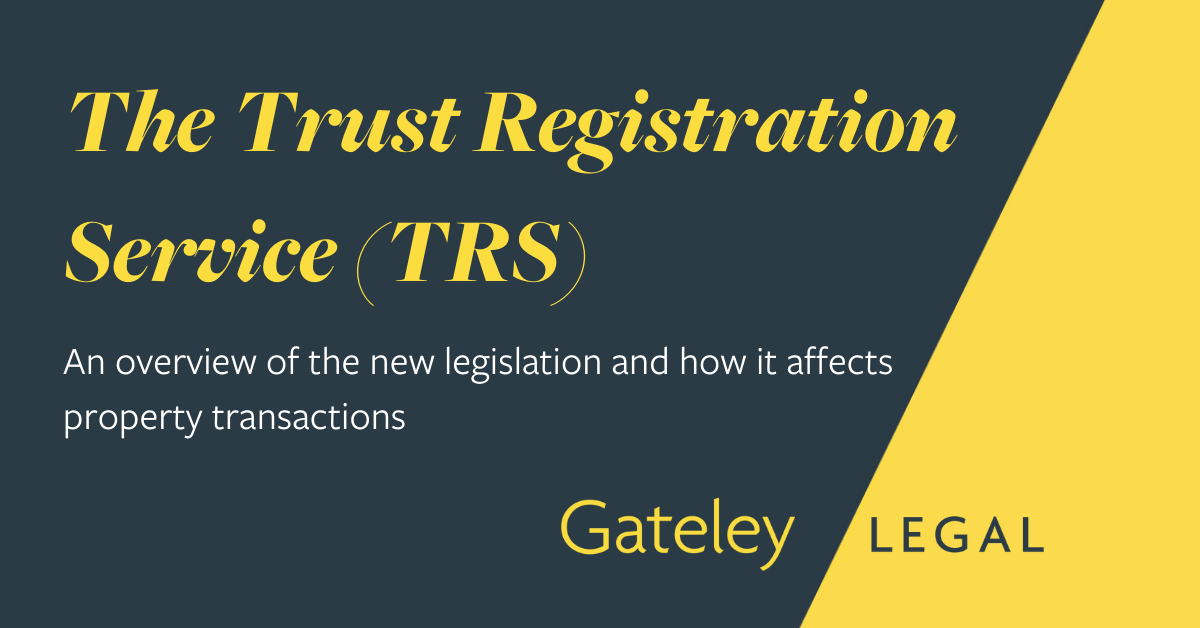 The Trust Registration Service: ﻿How the new legislation affects ...