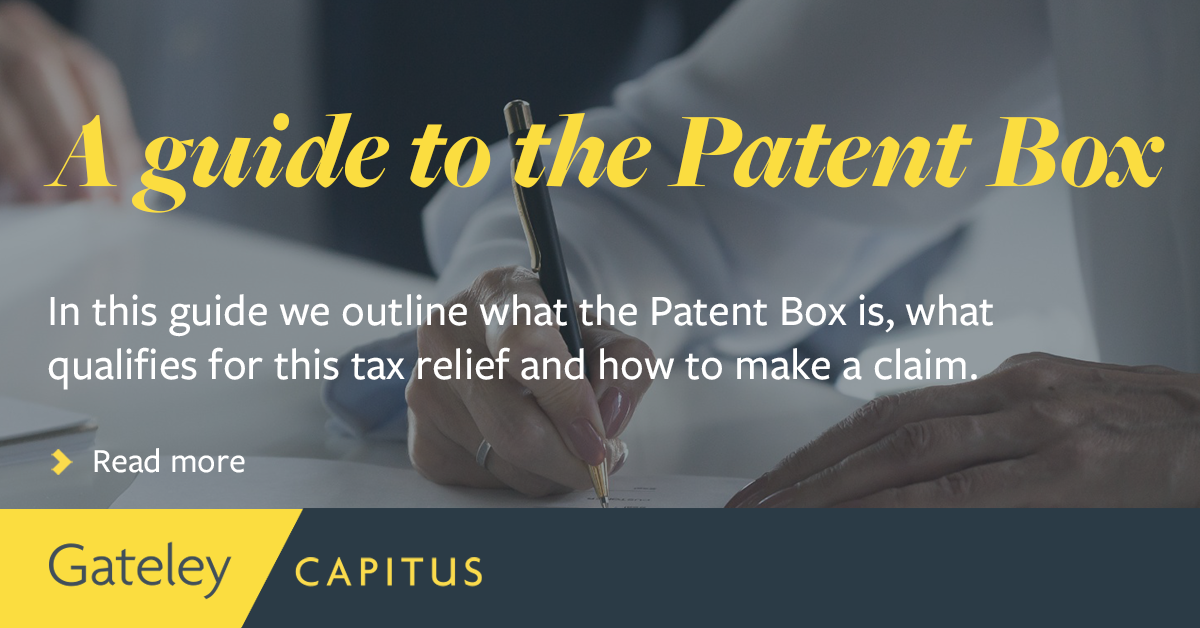 A guide to claiming patent box relief in the UK - Gateley