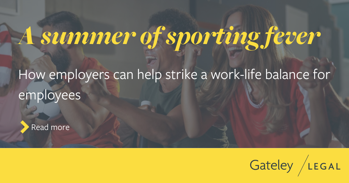 A summer of sporting fever: How employers can help strike a work-life ...